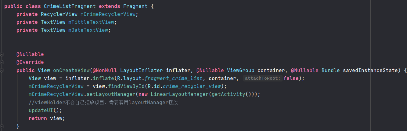 RecyclerView,ViewHolder和Adapter - Blog of Code